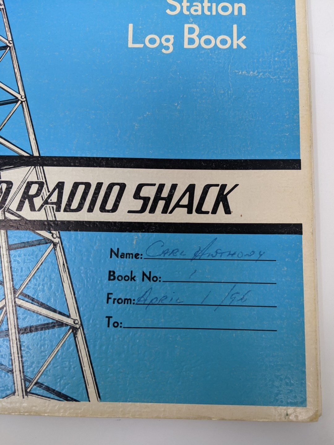 Amateur CB/SWL Radio Station Log Book Allied Radio Shack | eBay