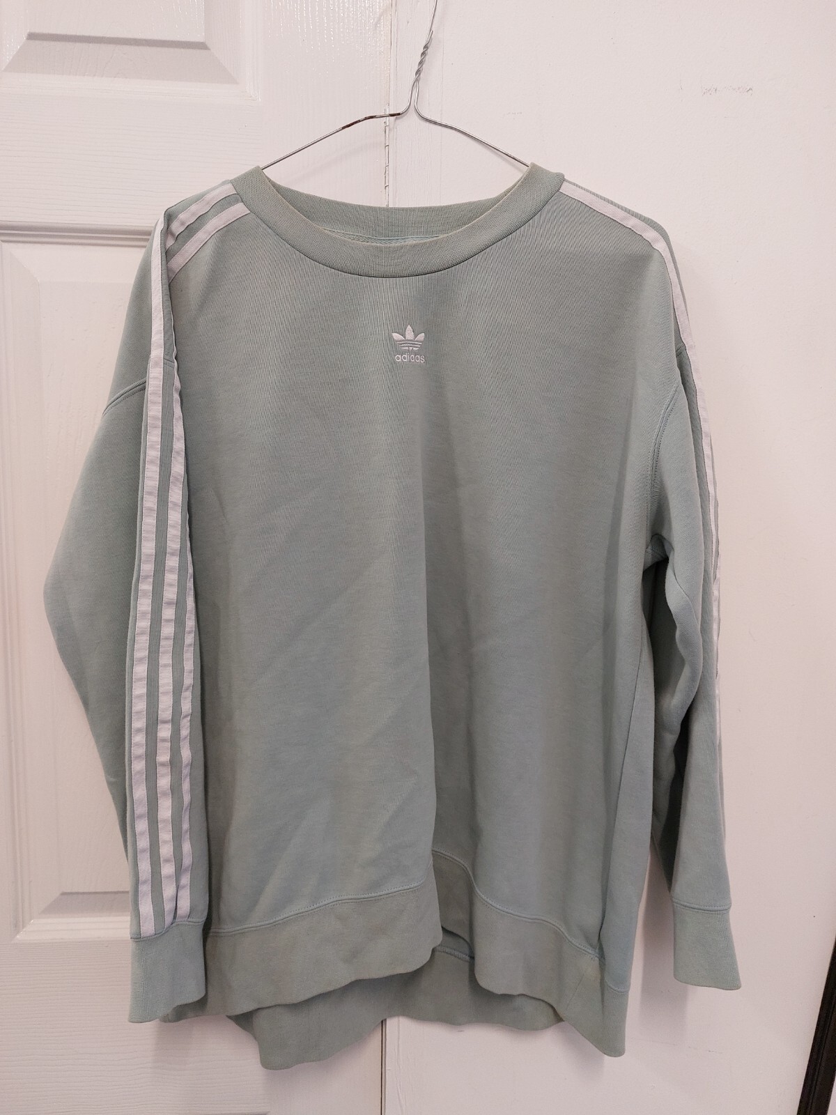 Adidas Size 14 Women's Light Green Pullover Sweatshirt | eBay UK