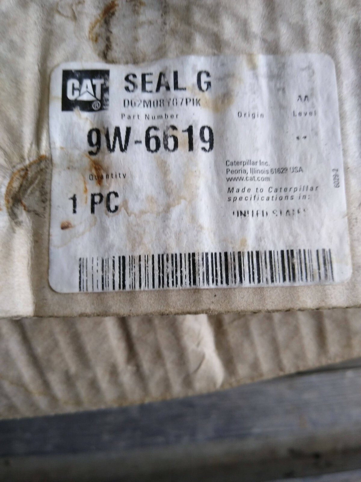 Caterpillar 9W-6619 314-4120 Seal Grp Duo-Cone Cat 9W6619 3144120 | eBay