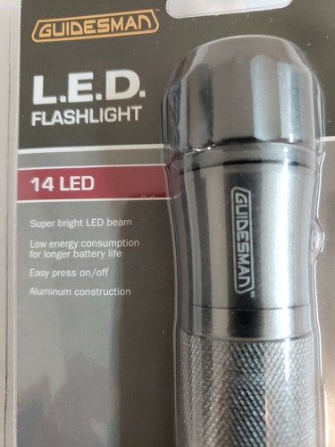 Guidesman 14 LED Aluminum Lightweight flashlight with Extra brightness ...
