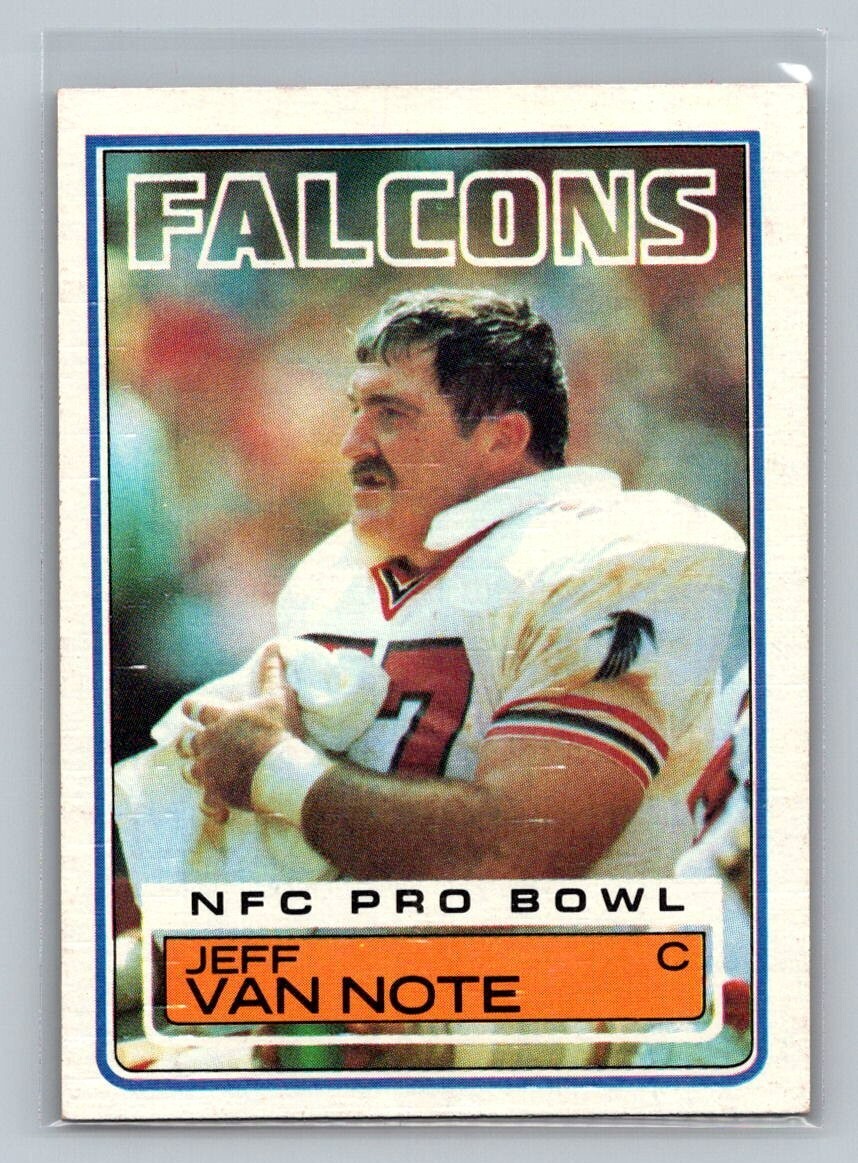 1983 NFL Topps Jeff Van Note #27 Atlanta Falcons 83-T-FBC | eBay