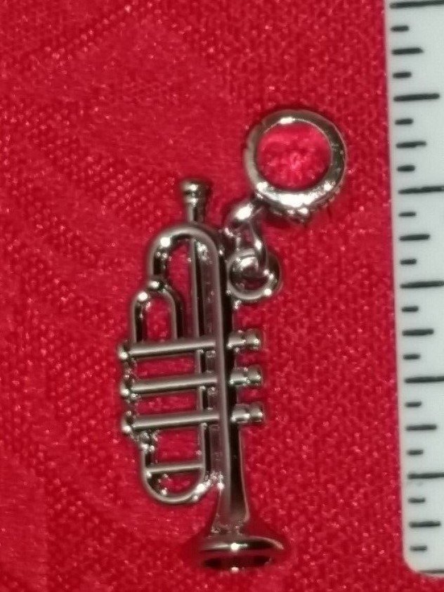 MUSIC INSTRUMENT CHARM - TRUMPET - TROMBONE - MUSIC - BAND - MUSICAL | eBay