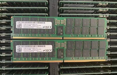 Micron 64GB DDR5-4800Mhz RAM EC8 RDIMM 2Rx4 PC5-38400 ECC/RECC REG ...