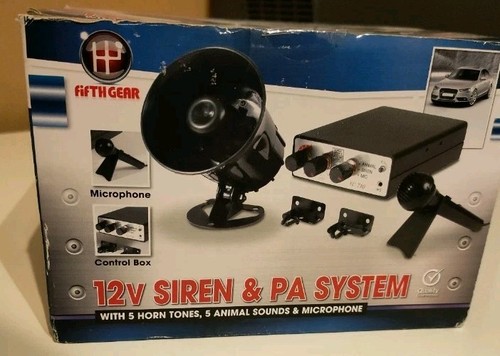 12v Siren & PA System | eBay UK