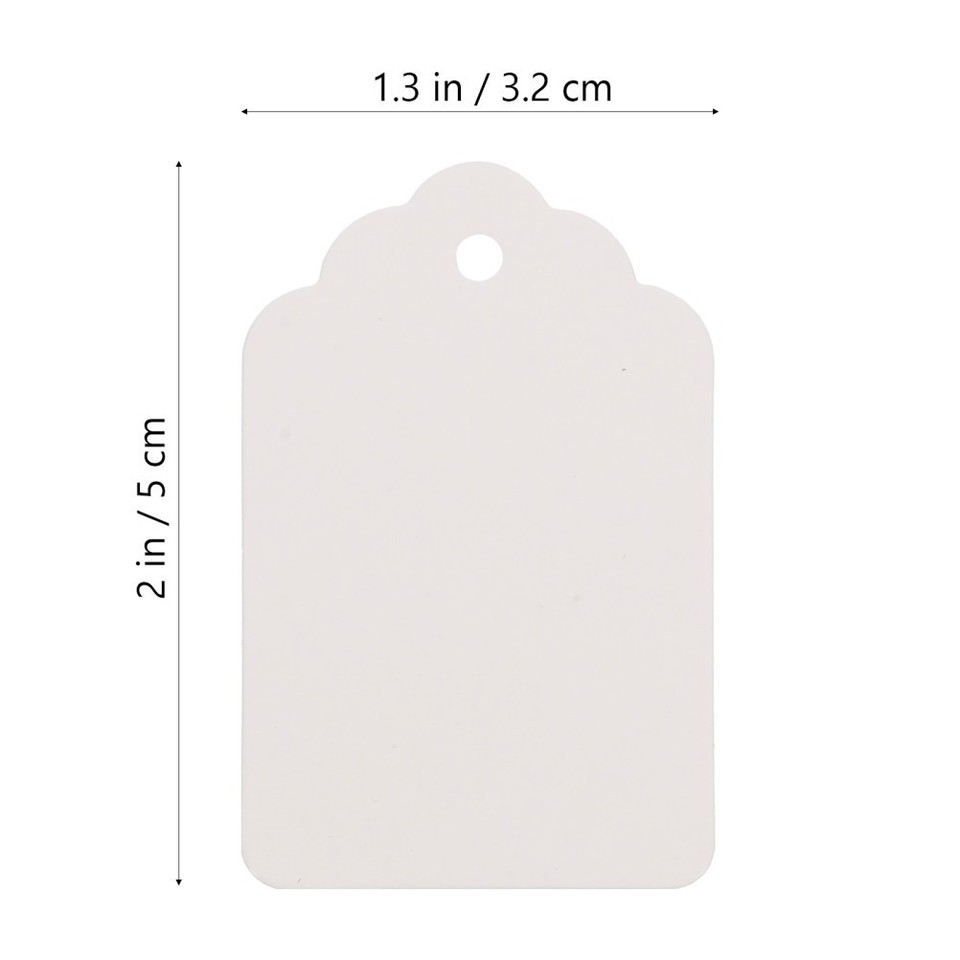 1000pcs Hanging Clothes Price Tags Shoe Price Tags for Store Hat Price ...
