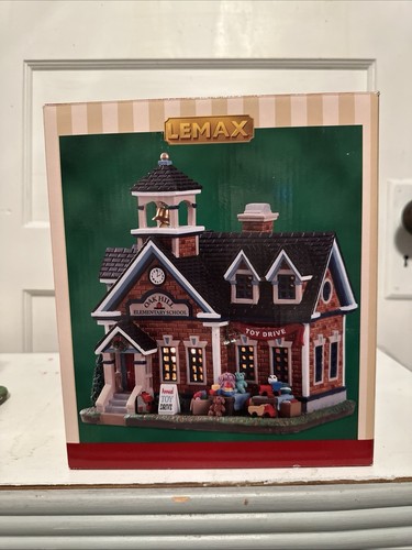 Lemax Christmas Village Oak Hill Elementary School with Original Box ...