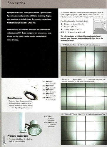 NEW LIGHTOLIER TRACK LIGHTING Prismatic Spread Lens 6180 NEW | eBay