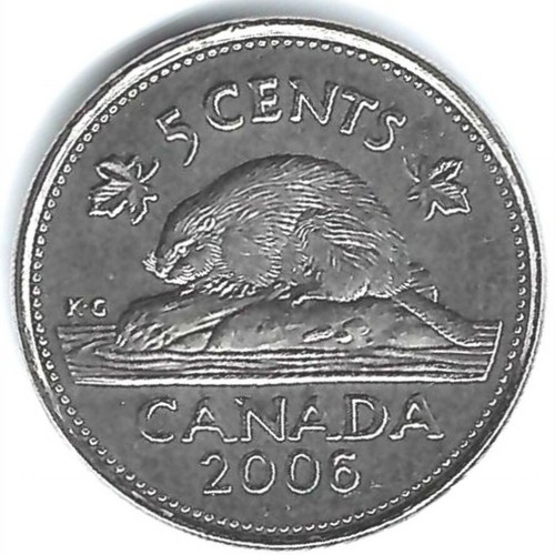 2006 Plain Type Canadian Brilliant Uncirculated 5 Cent Coin! | eBay