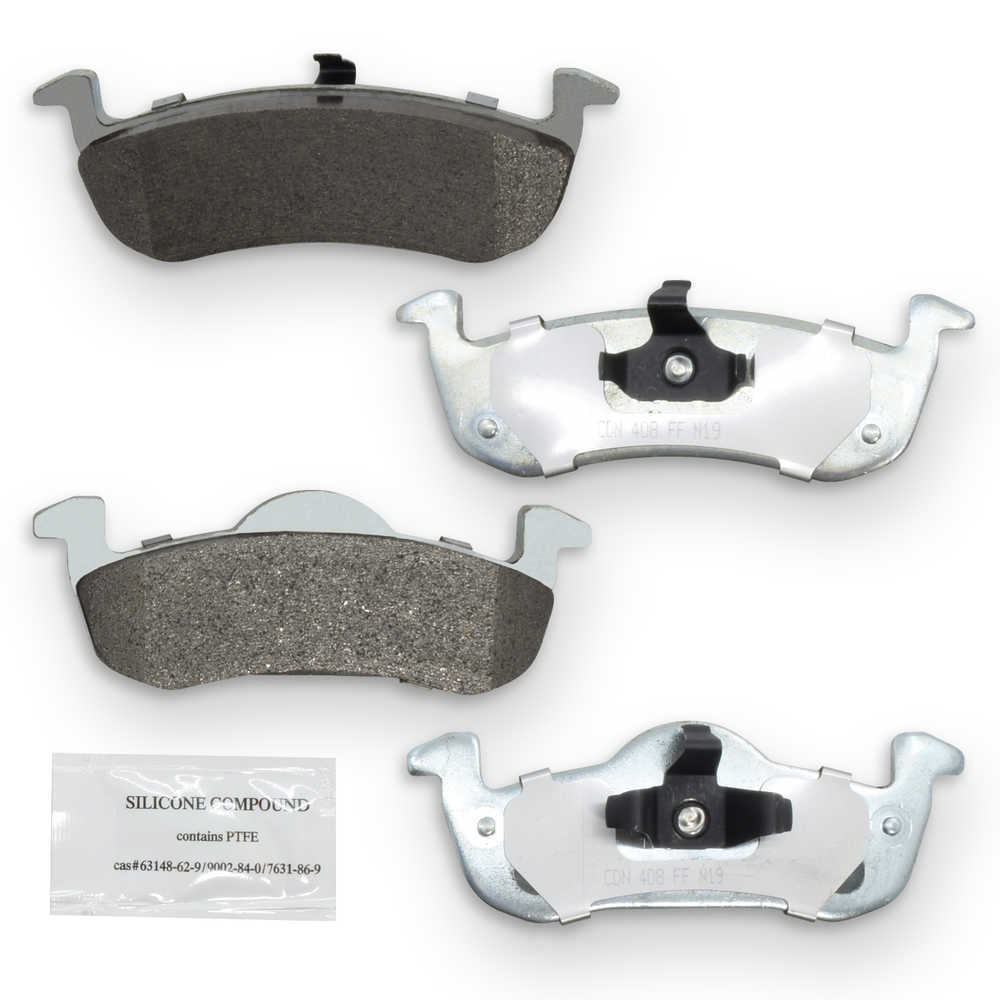 Disc Brake Pad Set-Premium Galvanized Disc Brake Pads NRS Brakes NS1279 ...