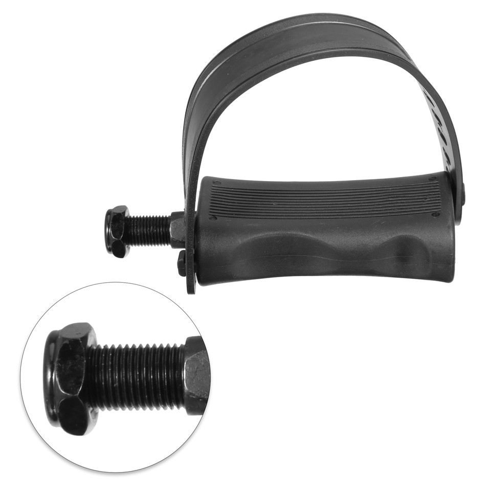 1 Pair Exercise Bike Pedals with Straps 1/2 Inch Spindle Cycling Parts ...