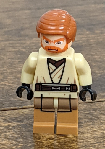 LEGO Star Wars Obi-Wan Kenobi Minifigure – Jedi Robes – Authentic ...
