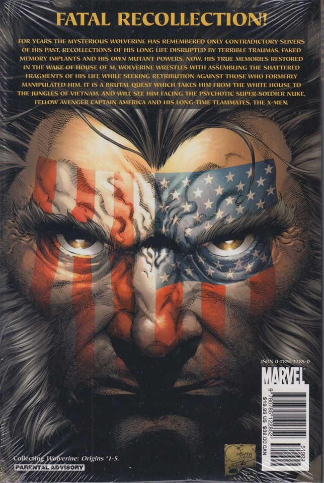 Wolverine Origins Born In Blood Marvel Premiere Hardcover Way Dillon ...