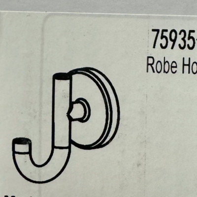 Delta 75935-SS Trinsic Wall Mounted Robe Hook, Stainless | eBay