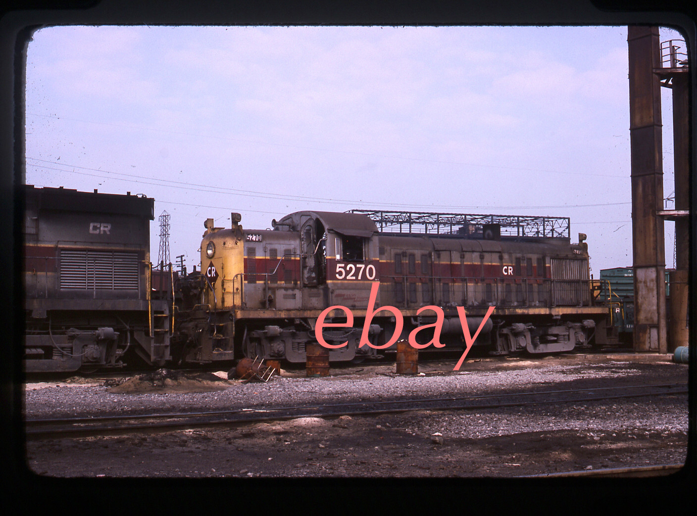 Orig Slide Conrail CR #5270 Alco RS3 1978 Erie Lackawanna patch | eBay