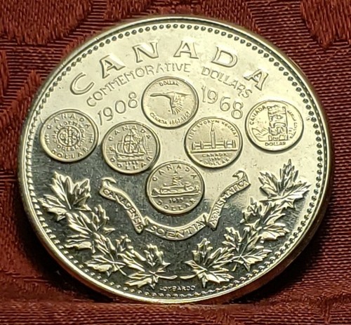 1908-1968 Canada Mint 60 years Commemorative Token Nickel Coin, Free ...