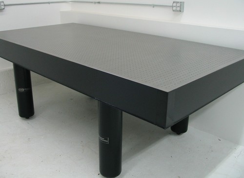 crated NEWPORT RP RELIANCE 4' x 10' x 8" OPTICAL TABLE w/ NEWPORT RIGID ...