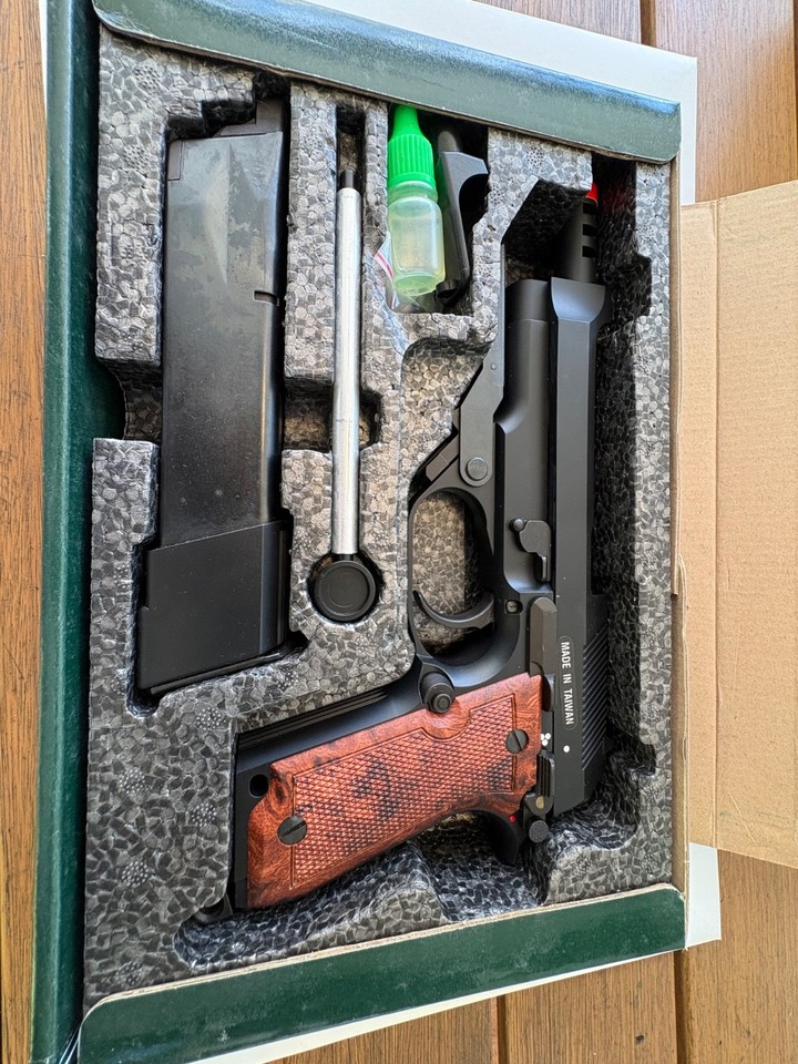 Vintage KWA M93R Gas air soft pistol air pistol | eBay