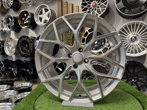 4X R18 Inch 4x100 Haxer Style Silver Gloss Wheels: Fits For Smart ...