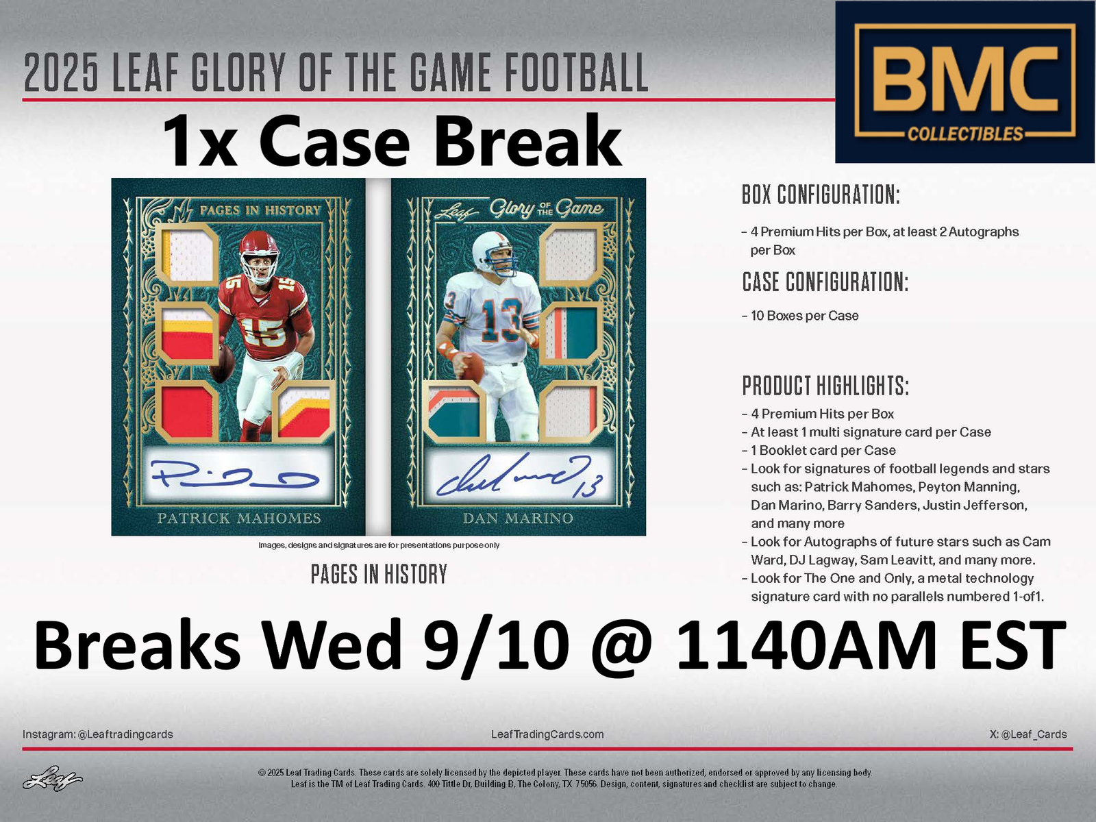 Jaydon Blue 2025 Leaf Glory of the Game Football 1x Case Break #2 | eBay
