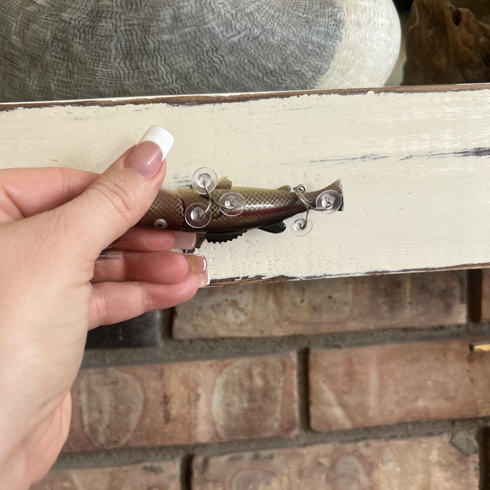 Bug In Bass Fishing Lure Red Stripe Black N Brown 1960s | eBay