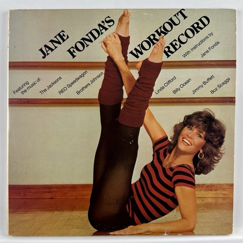 Jane Fonda Workout Record 2xLP 1982 Exercise Fitness Program VG+/VG+ | eBay