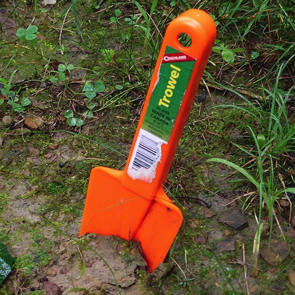Coghlan's Back Packers Trowel Orange Styrene Lightweight Trenching Tool ...