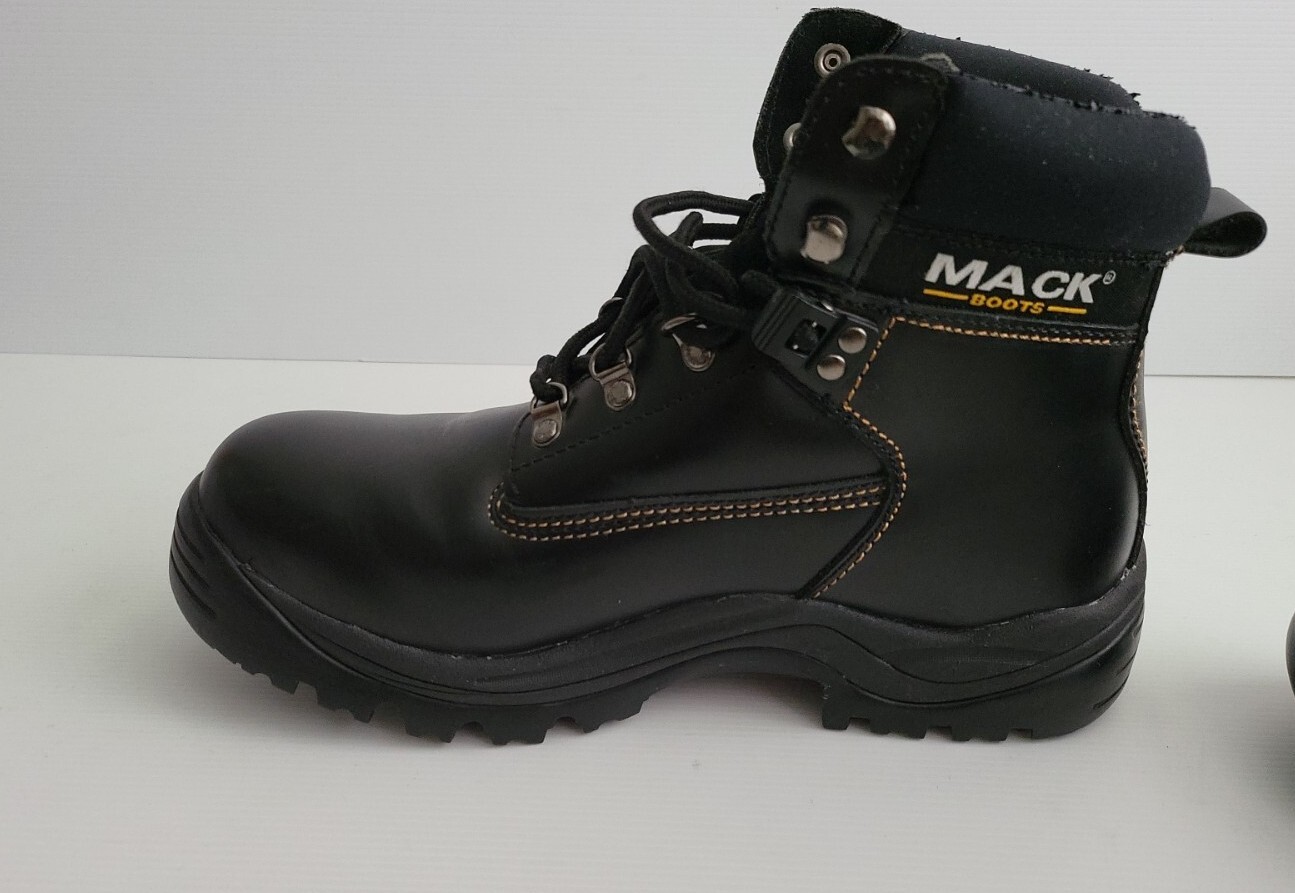 WORK STEEL CAP SAFETY BOOT MACK BOOTS BULLDOG UK Size 8 | eBay