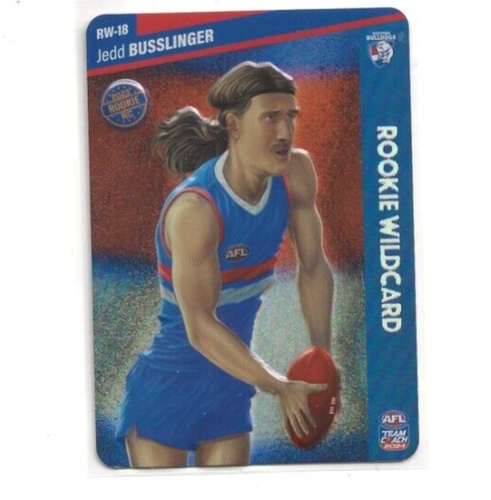 2024 TEAMCOACH ROOKIE WILDCARD WESTERN BULLDOGS JEDD BUSSLINGER RW 18 ...