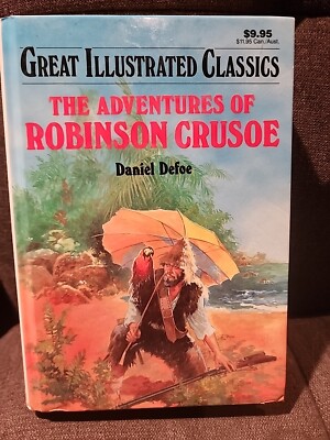1992 Great Illustrated Classics The Adventures of Robinson Crusoe | eBay