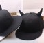 Cool Innovation Horn Hat Flat Along Baseball Cap Hip-Hop Hat Funny ...