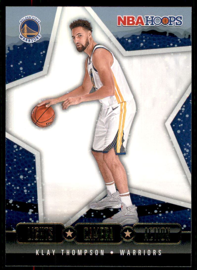 2020-21 Hoops Lights Camera Action Winter #27 Klay Thompson | eBay