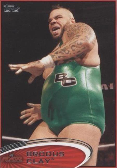 2012 Topps WWE - Brodus Clay #13 for sale online | eBay