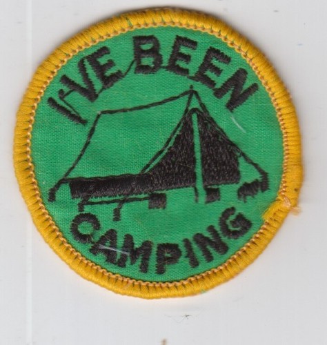 Boy Scout/Girl Guide Badge I`VE BEEN CAMPING | eBay