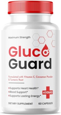 Gluco Guard Heart Health Support All Natural Dietary Supplement (60 ...