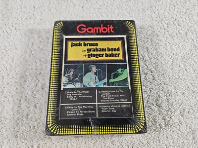 Jack Bruce with Graham Bond and Ginger Baker 8-track tape- Factory ...