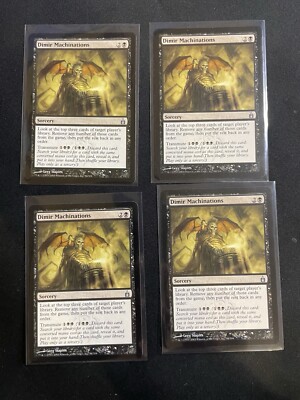 MtG X4 Dimir Machinations Ravnica City Of Guilds Magic the Gathering ...