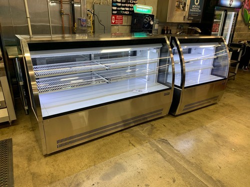 Fricool 72 In. Curved Glass Refrigerated Deli Case Meat Case NEW | eBay
