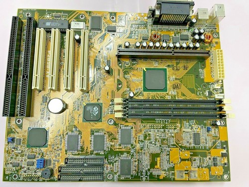 RARE VINTAGE ASUS P2B98-XV R1.01 SLOT 1 FULL SIZE ATX MOTHERBOARD ATI ...