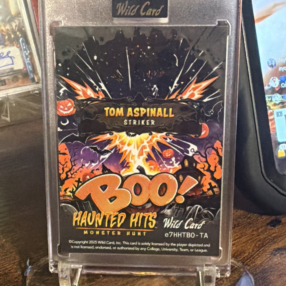 Tom Aspinall True 1/1 Gold Vinyl Boo! UFC 2025 Haunted Hits New Release ...