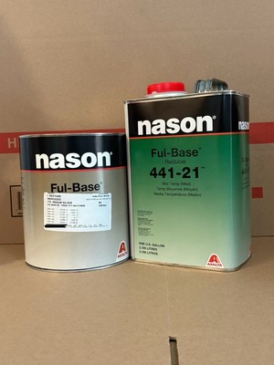NASON Base Coat Paint Gallon Kit Mid-Temp Reducer MOST PAINT CODES ...