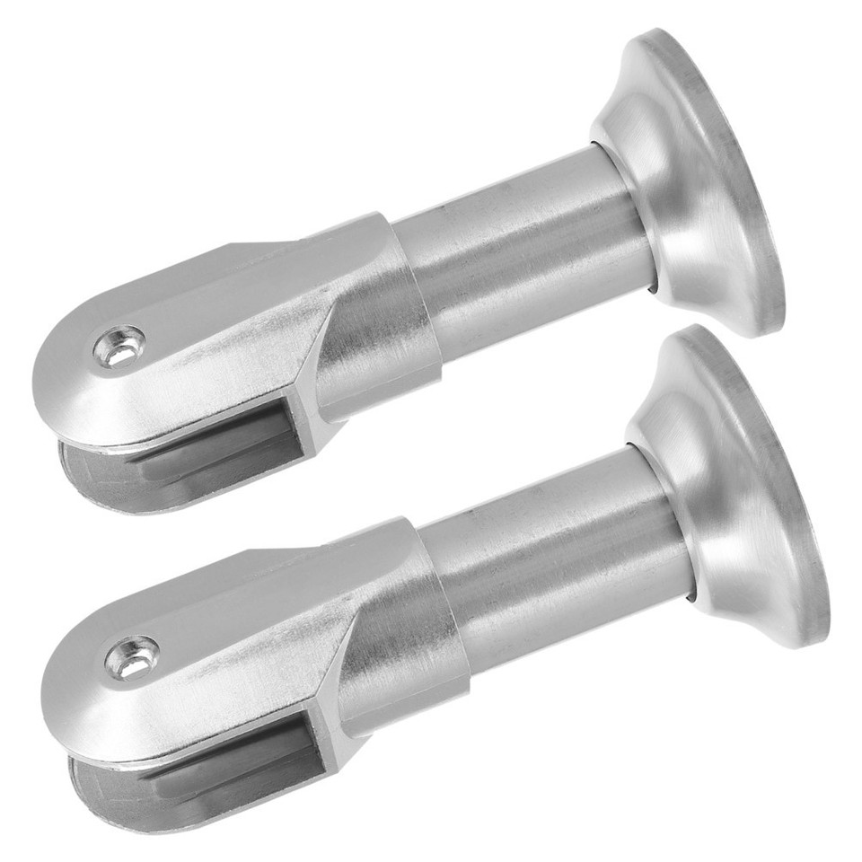 Restroom Partition Legs Stainless Steel 2 Pcs Easy Clean Toilet Support ...