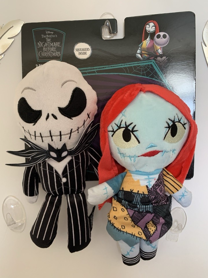 Nightmare Before Christmas 2pk Halloween Squeaky Set ( Jack Skeleton ...