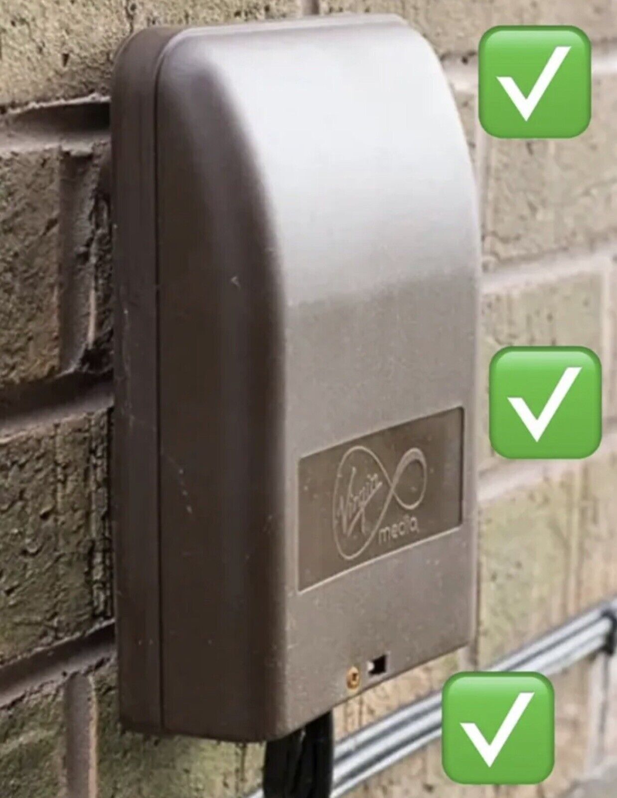 Virgin Media wall Junction Box for Housing Telephone TV Superhub Modem ...