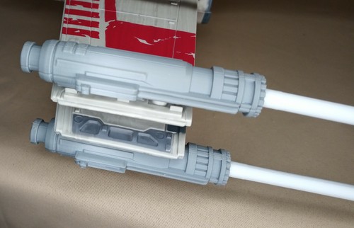 Star Wars Hasbro X-Wing Parts - Replacement 11" Wing Cannons 3D Printed ...