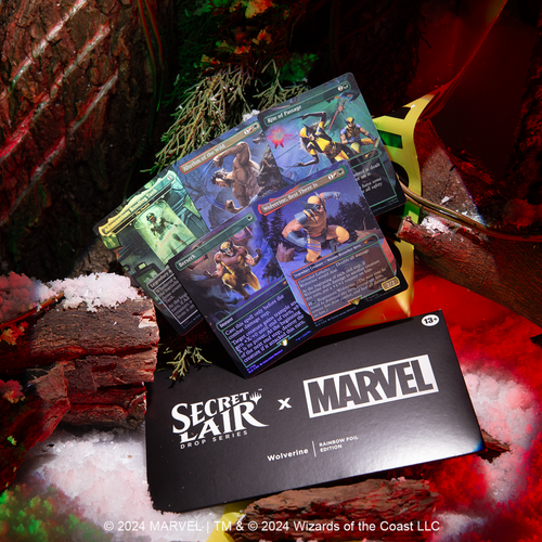 Magic The Gathering MTG Secret Lair x Marvel - Wolverine Foil Edition ...