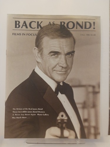 Back As Bond Films In Focus Magazine Automne 1983 (James Bond 007) | eBay