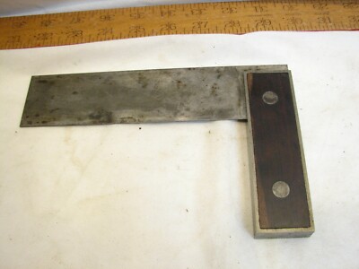 Antique Darling Schwartz 1857 Patent Rosewood Inlay Try Square Miter ...