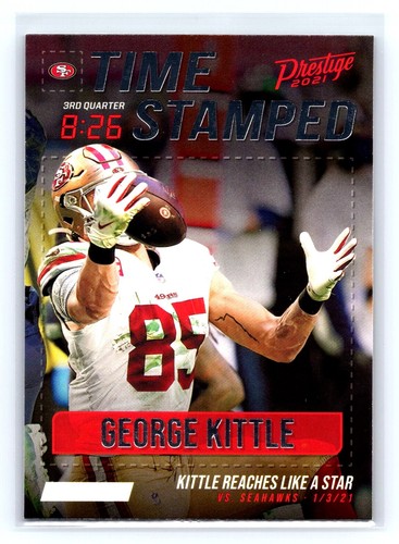 2021 Panini Prestige George Kittle TS-GK Time Stamped | eBay