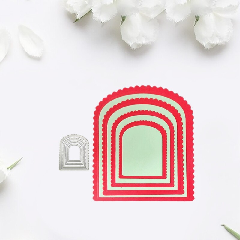 Nesting Arch Cutting Dies for Gift Card Making DIY Scrapbooking Album ...