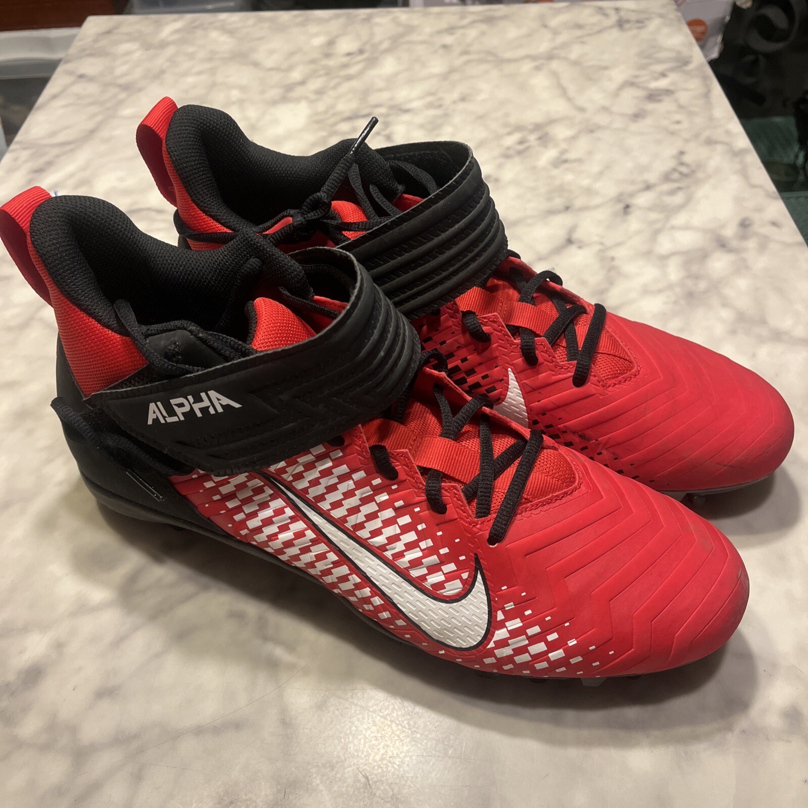 Nike Alpha Menace Pro 2 Mid Red/Black AQ3209-601 Men… - Gem